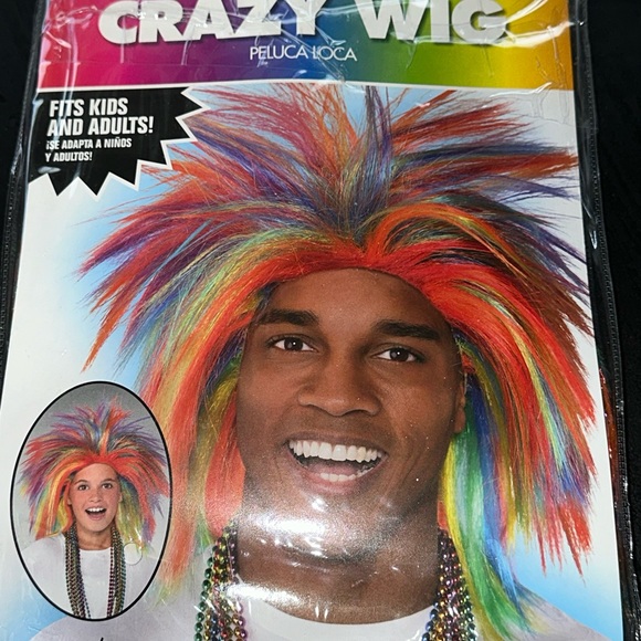 Amscan | Holiday | Crazy Hair Wig Fits Kids And Adults New Never Been ...